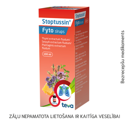 Stoptussin Fyto sīrups 100 ml - Nesap.lv